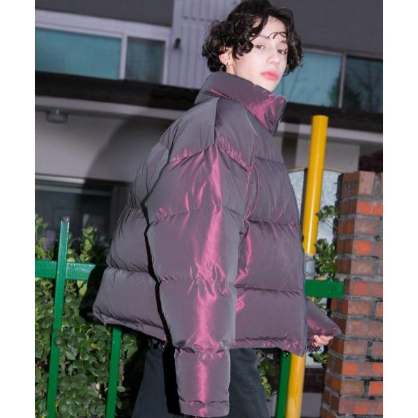 FLARE UP (フレアアップ) Leather Duck Down Reversible Short Padded Coat - Bla – UNDERSTUDY CLUB