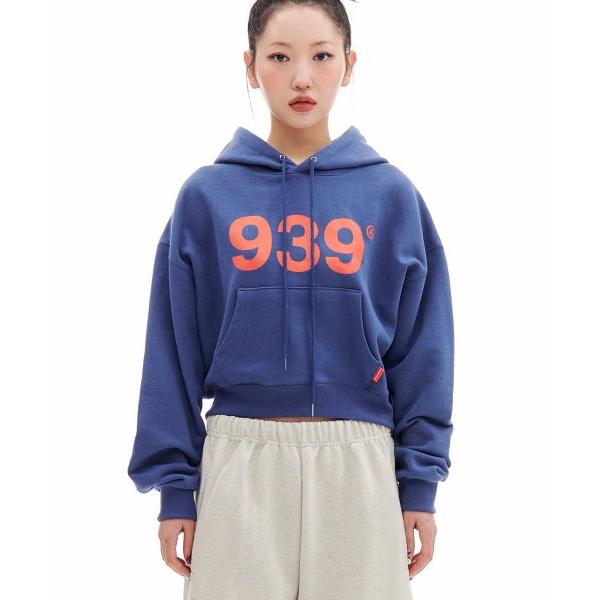 ARCHIVE BOLD (アーカイブボールド) 939 LOGO CROP HOOD (BLUE) – UNDERSTUDY CLUB