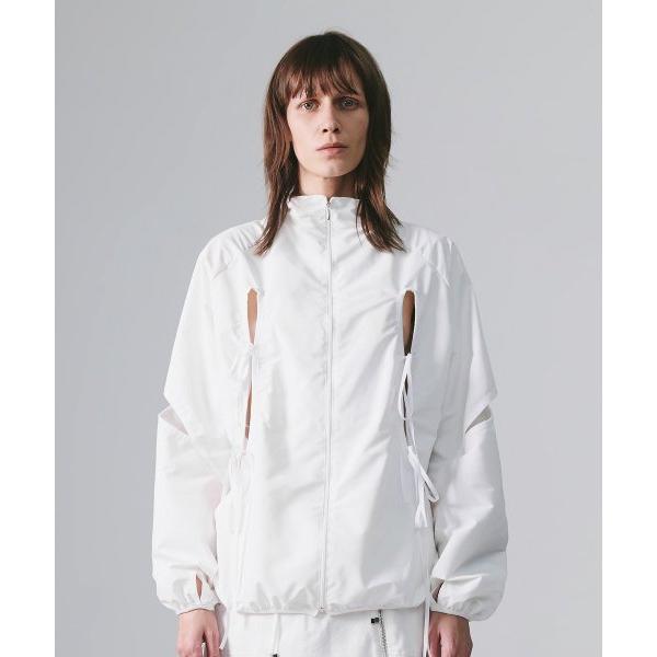 nache(ナチェ) CUT-OUT WIND BREACKER (UNISEX / WHITE) – UNDERSTUDY CLUB