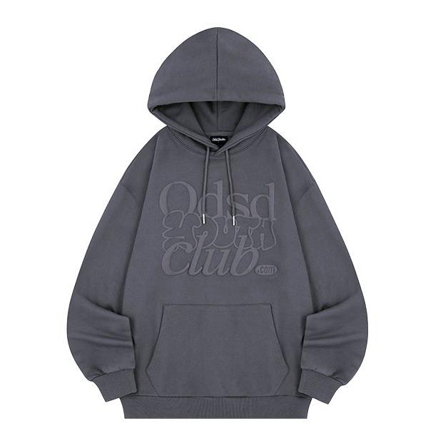 Odd Studio (オッドスタジオ) ODSD Embossing Logo Oversized Fit Hoodie - LIGHT ...